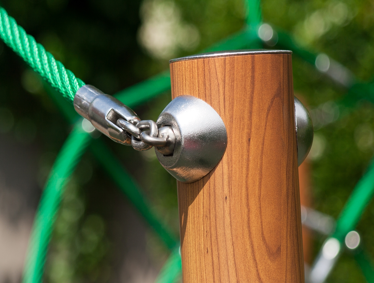 Madera klimnet hout paal met schroef links | IJslander