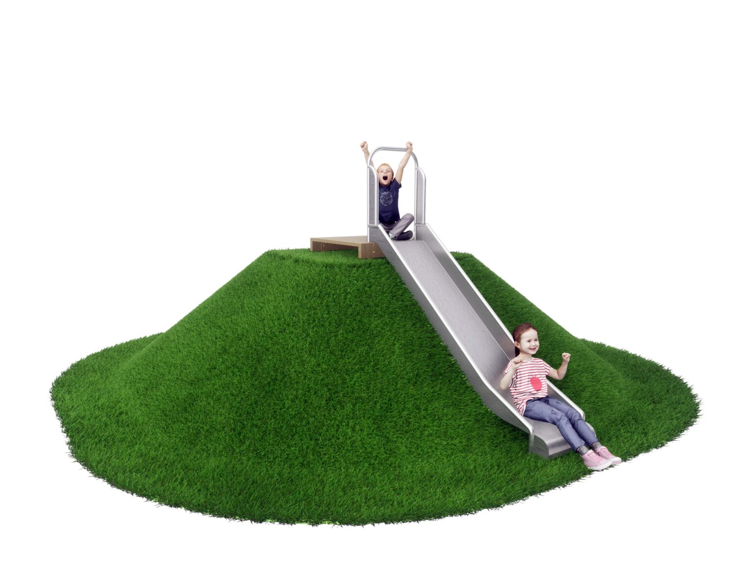 Build On slide with platform H=125cm W=50cm | IJslander